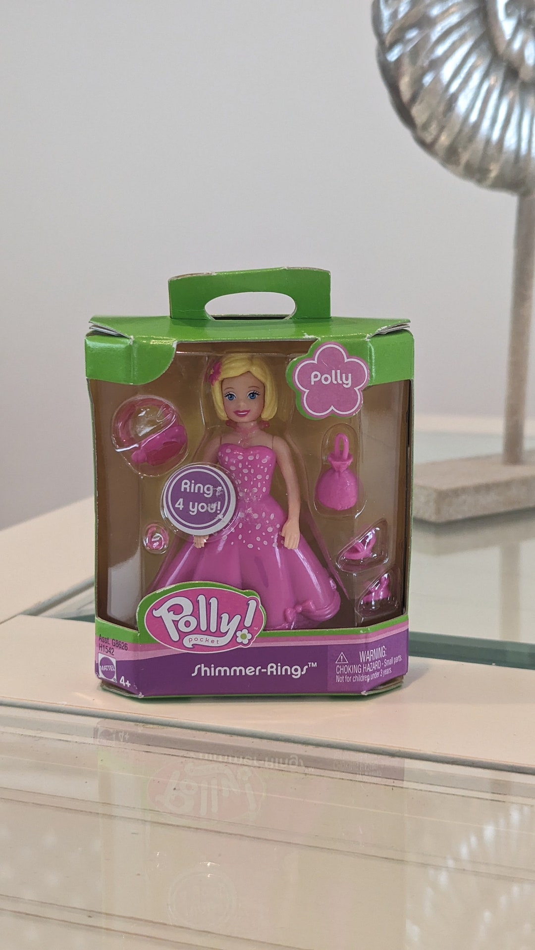 Polly Pocket Rings Bright Shimmer-rings Mattel NIB - Etsy