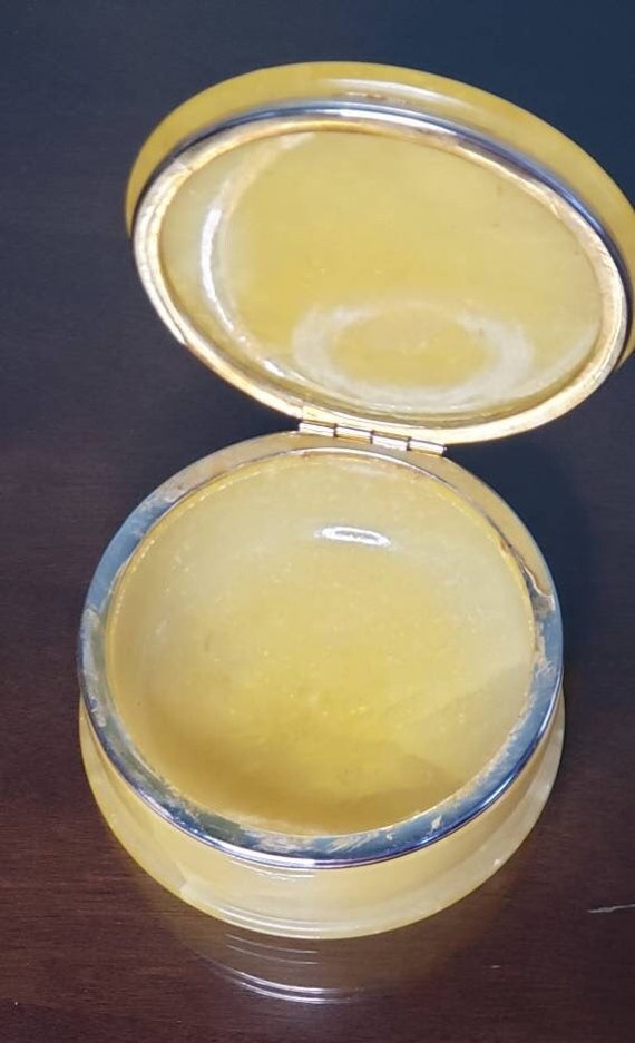 Genuine alabaster trinket box. Made in Italy - Gem