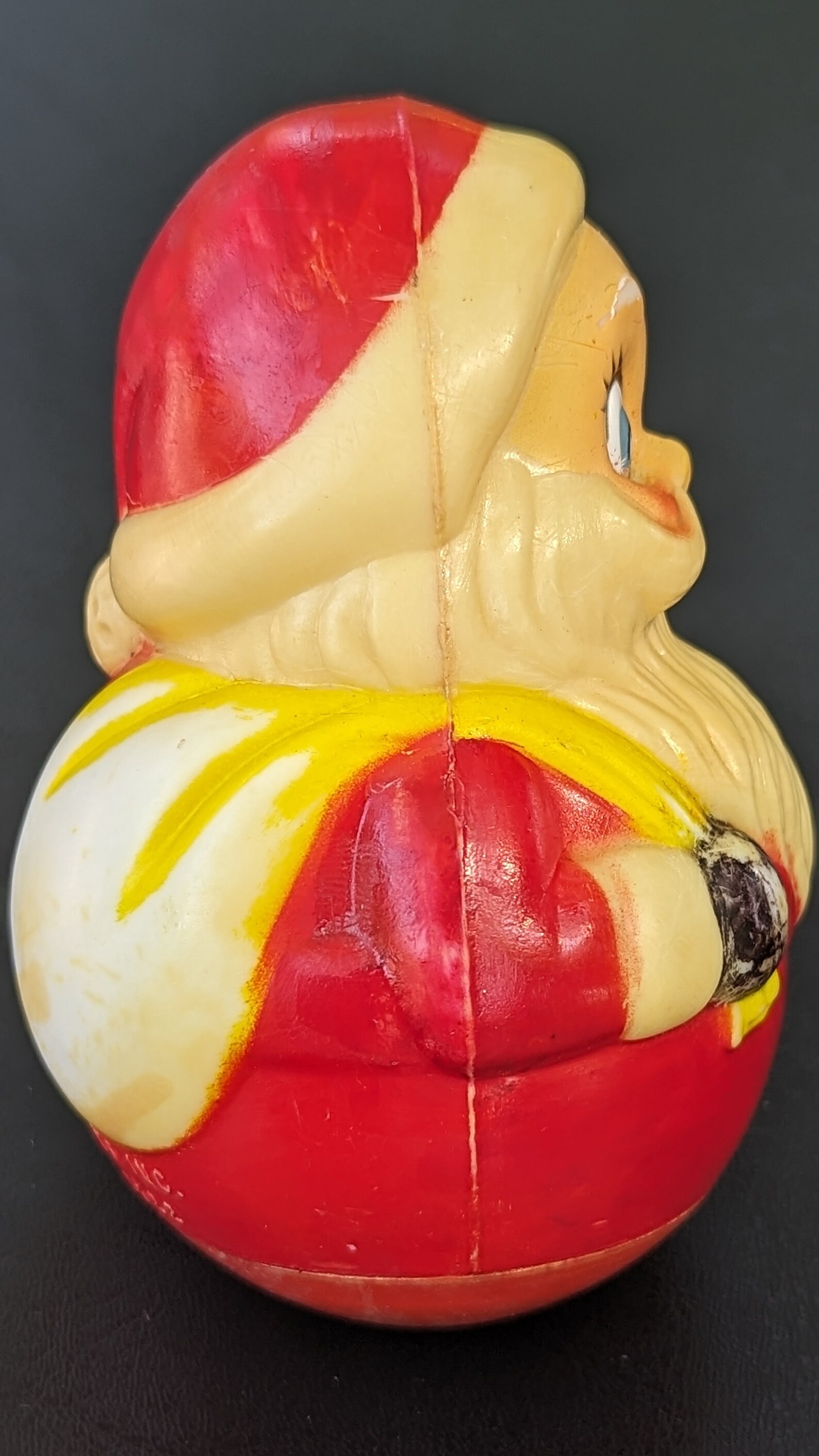 Vintage Musical Roly Poly Santa, Retro Christmas Decor, Holiday ...