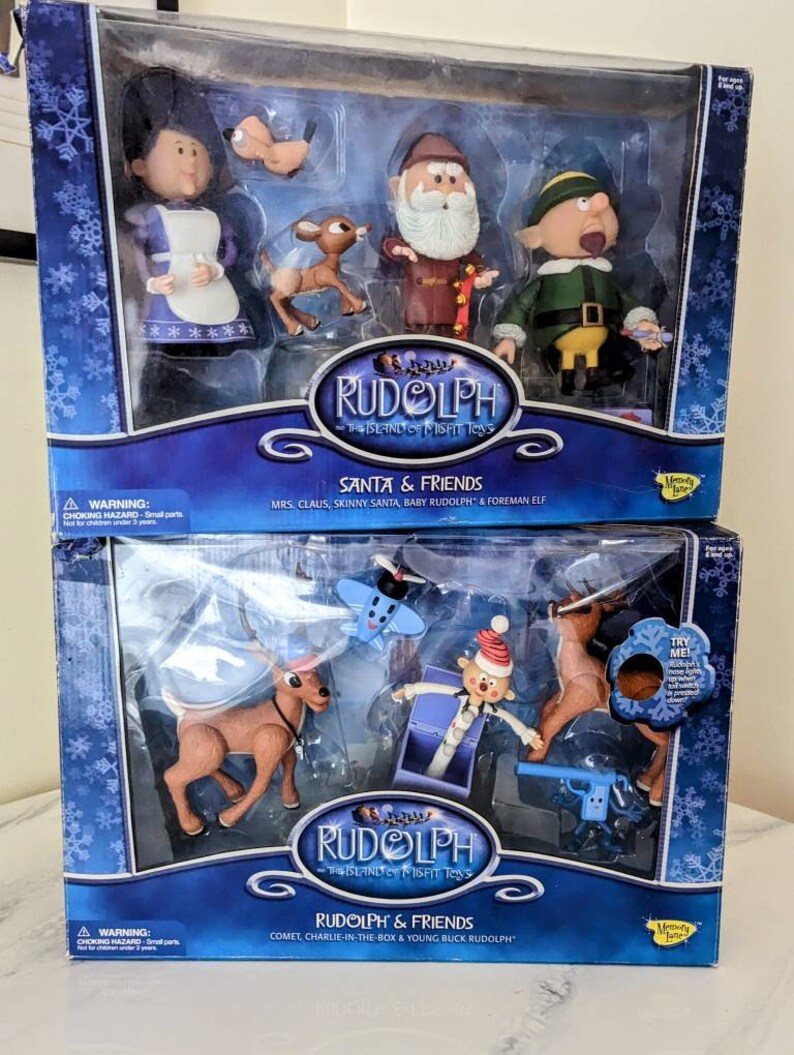 Rare Rudolph Misfit Toys PVC Figurines 2002, Playing Mantis Memory Lane ...