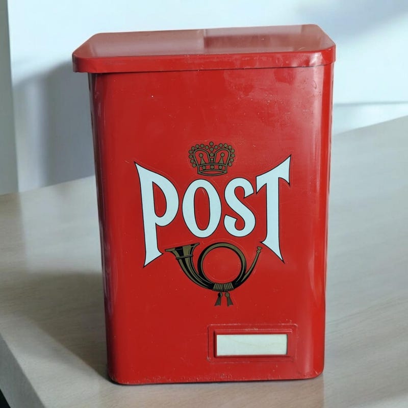 Vintage Mailbox - Etsy