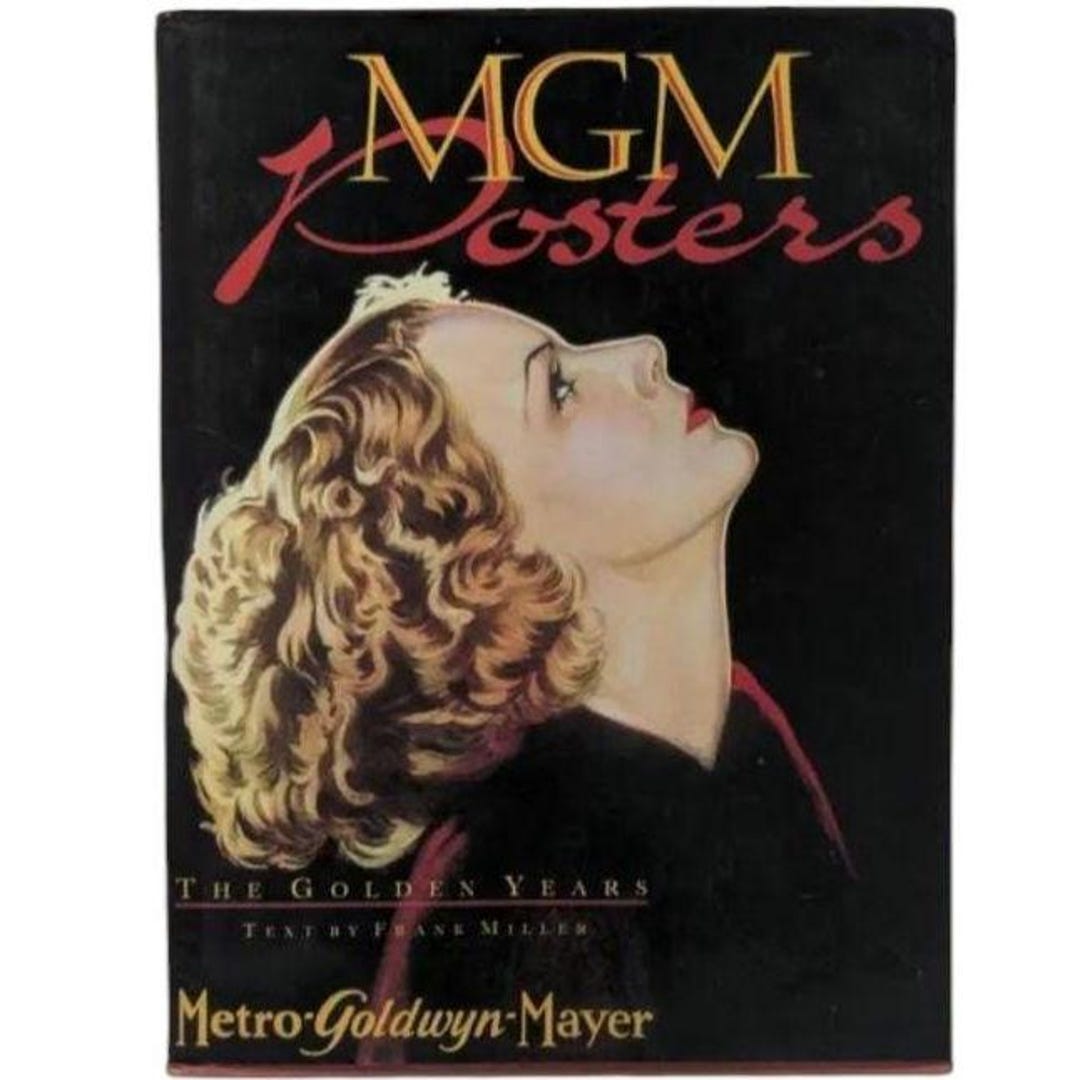 Hardcover MGM Movie Posters the Golden Years, First Edition Book ...