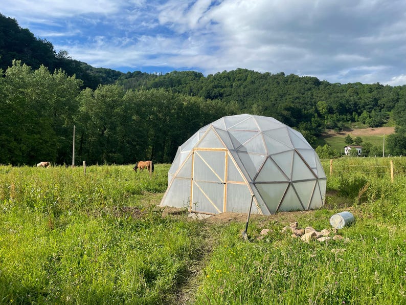 Plans de construction de bricolage dôme géodésique de 20 pi / 6 m ...