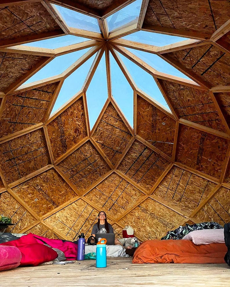 20' / 6m Zome Plans! Geodesic Dome DIY Build Plans NO HUBS (imperial ...