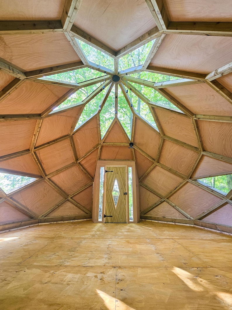 20' / 6m Zome Plans! Geodesic Dome DIY Build Plans NO HUBS (imperial ...