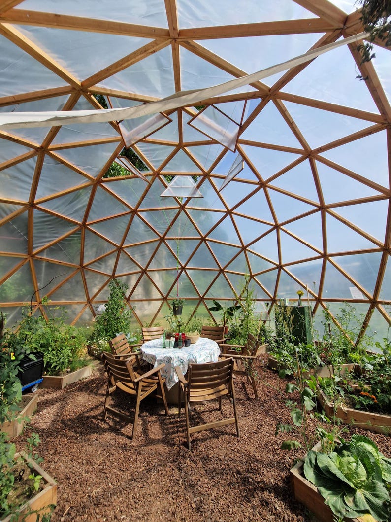 26ft / 8m Geodesic Dome DIY Build Plans (imperial and Metric) - Etsy