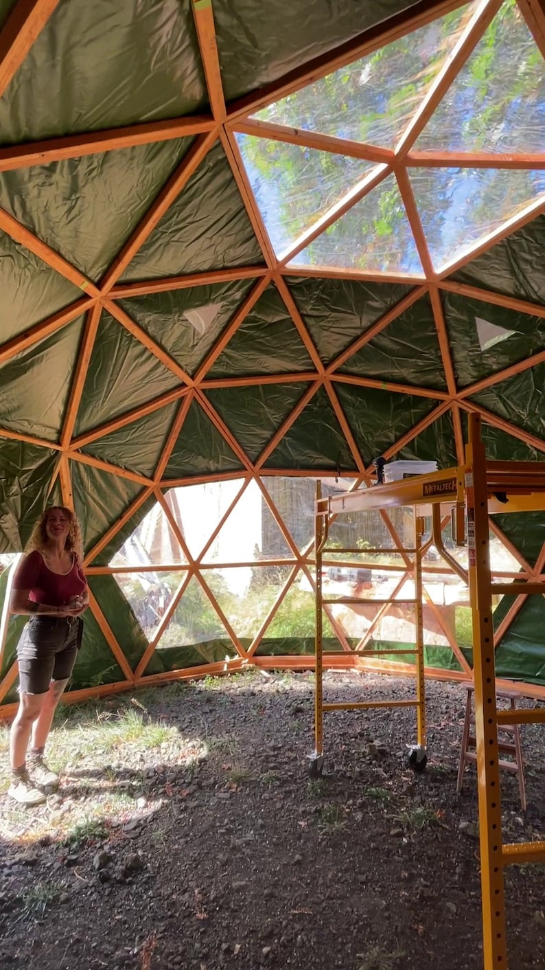 20ft / 6m Geodesic Dome DIY Build Plans NO HUBS imperial and - Etsy Canada