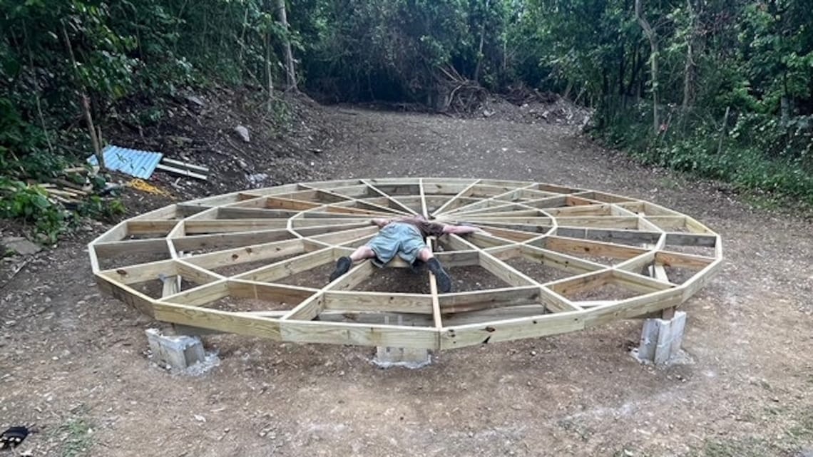 Circular Deck Foundation 3V Domes and Yurts (3 Sizes: 15,20,23 Ft / 4.5 ...