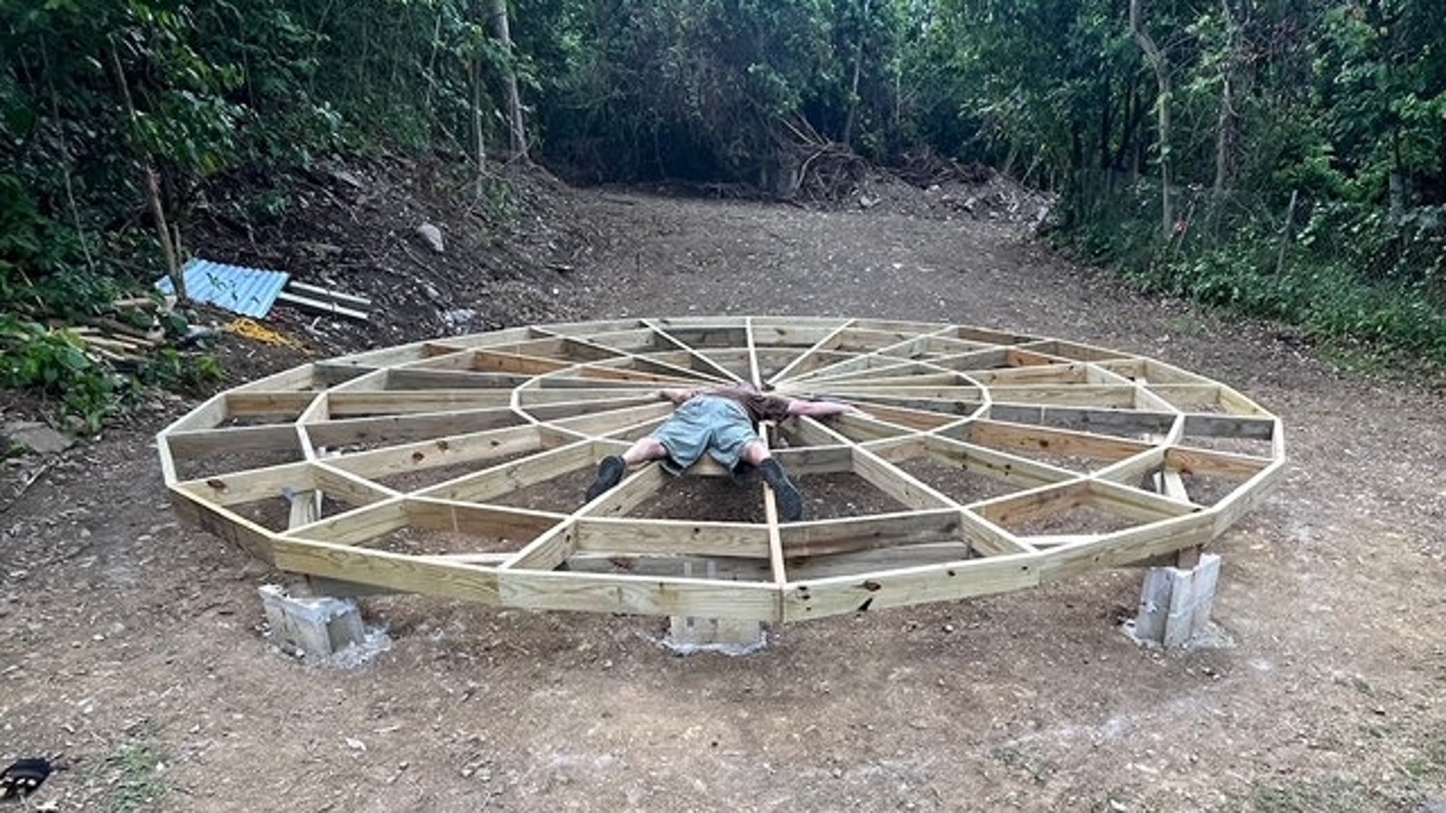 Circular Deck Foundation 3V Domes and Yurts (3 Sizes: 15,20,23 Ft / 4.5 ...