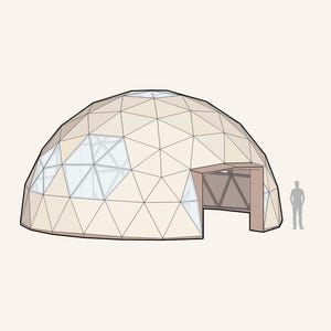 30ft / 9m Geodesic Dome DIY Build Plans (imperial and Metric) - Etsy
