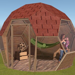 ALL PLANS Geodesic Dome DIY Build Plans No Hubs imperial and Metric - Etsy