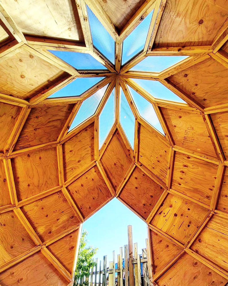 10’6 / 3.2m Zome Plans! Geodesic Dome DIY Build Plans (imperial and ...