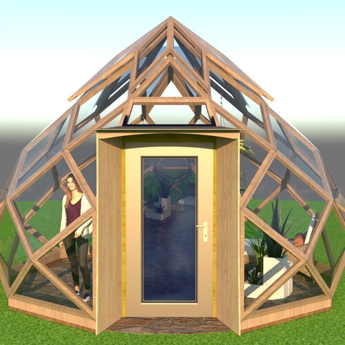 15ft / 4.5m Geodesic Dome DIY Build Plans NO HUBS imperial - Etsy