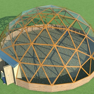 40ft / 12m Geodesic Dome DIY Build Plans (imperial and Metric) - Etsy