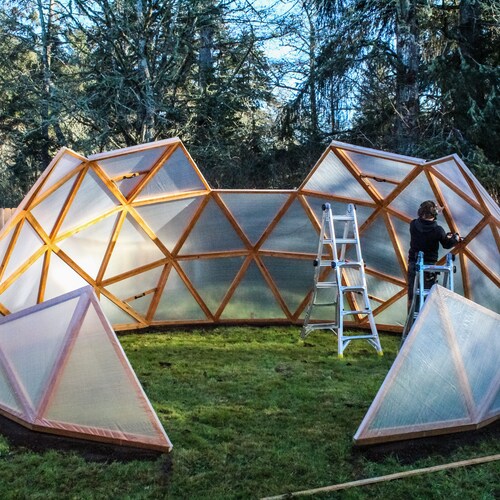 15ft / 4.5m Geodesic Dome DIY Build Plans NO HUBS imperial - Etsy