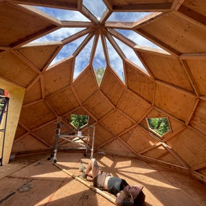 20' / 6m Zome Geodesic Dome DIY Build Plans NO HUBS - Etsy Australia
