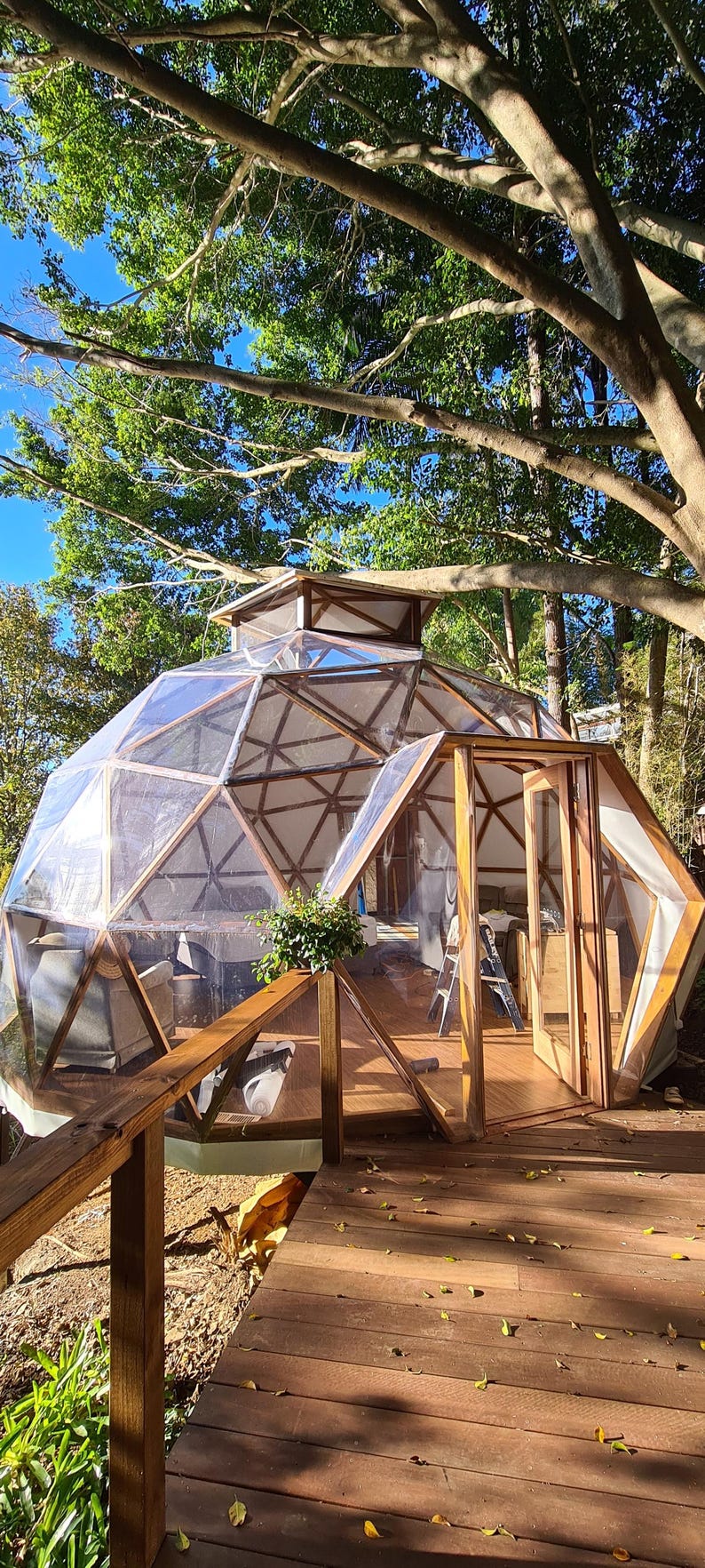 Plans de construction de bricolage dôme géodésique de 20 pi / 6 m ...