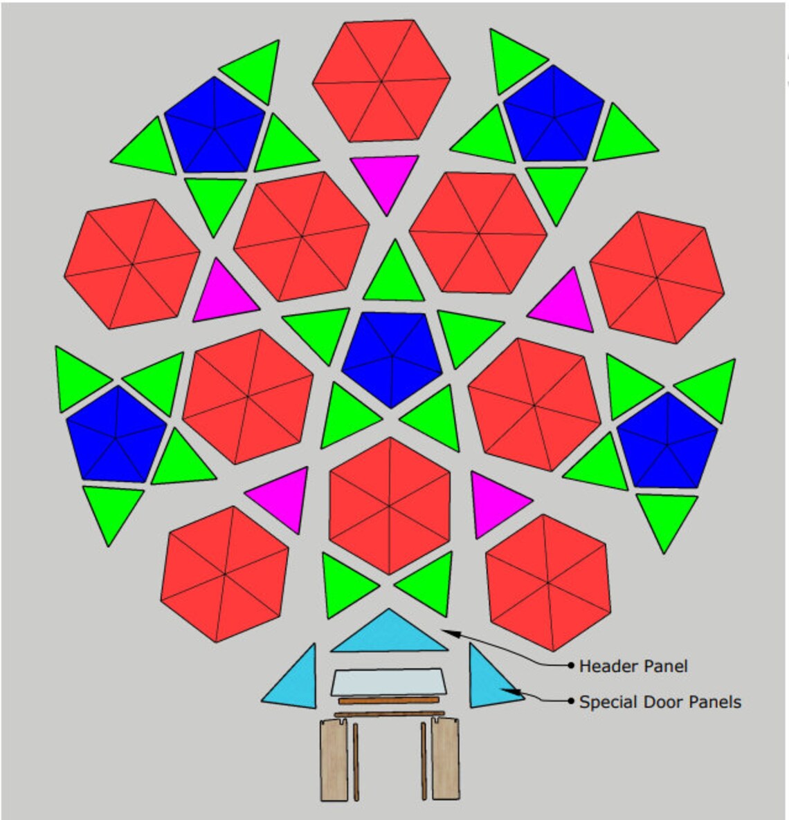 40ft / 12m Geodesic Dome DIY Build Plans NO HUBS imperial and - Etsy UK