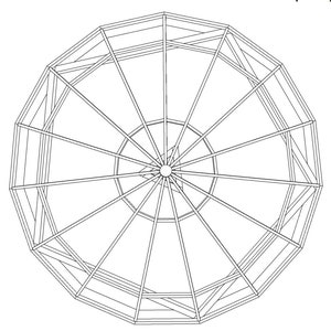 Circular Deck Foundation 4V Domes and Yurts (3 Sizes: 23', 30', 40 ...