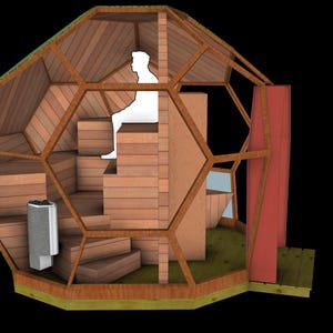 The Beginner Bucky Ball! Simple Geodesic Dome DIY Build Plans NO HUBS ...