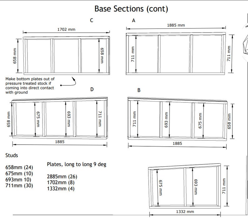 40ft / 12m Geodesic Dome DIY Build Plans NO HUBS imperial and - Etsy UK
