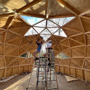 23ft / 7m Dome Geodesic Dome DIY Build Plans (imperial and Metric) - Etsy