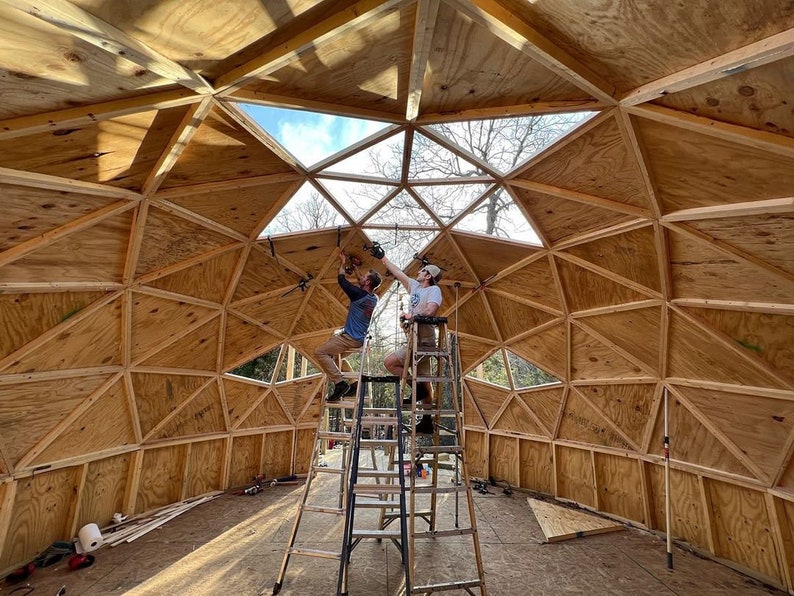 23ft / 7m Dome Geodesic Dome DIY Build Plans (imperial and Metric) - Etsy