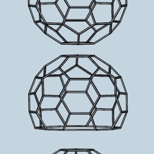 The Beginner Bucky Ball Simple Geodesic Dome DIY Build Plans NO HUBS ...