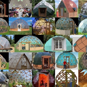 ALL PLANS Geodesic Dome DIY Build Plans No Hubs imperial and Metric - Etsy