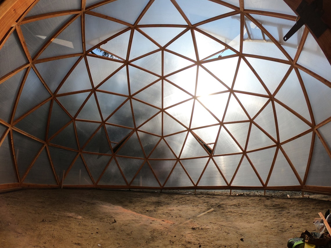 20ft / 6m Geodesic Dome DIY Build Plans NO HUBS imperial and - Etsy Canada