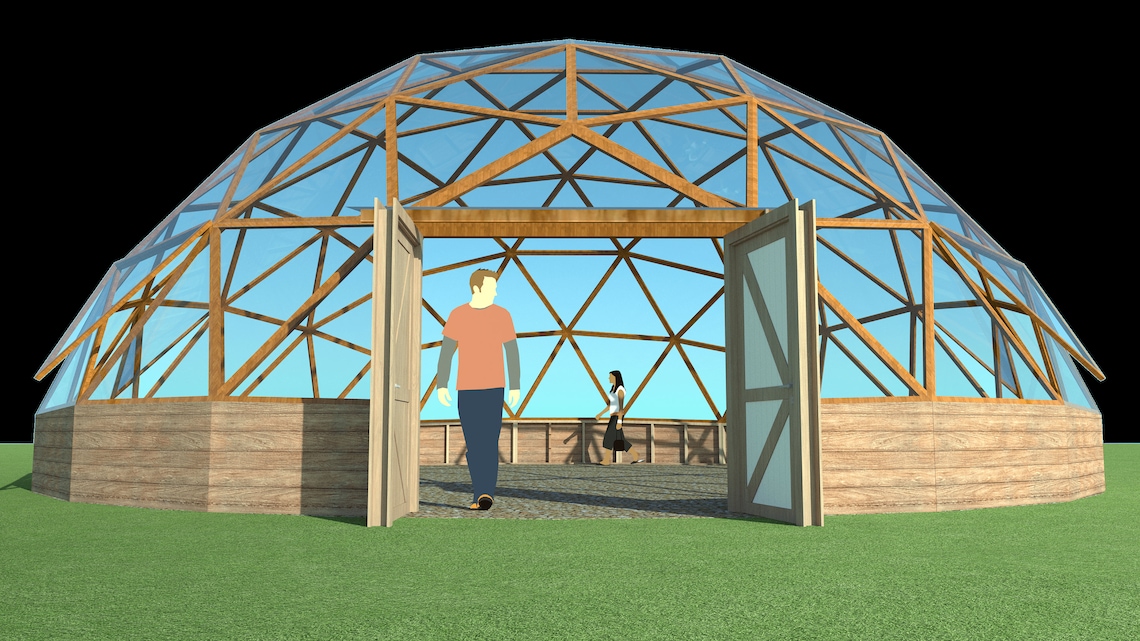 40ft / 12m Geodesic Dome DIY Build Plans NO HUBS imperial and - Etsy UK