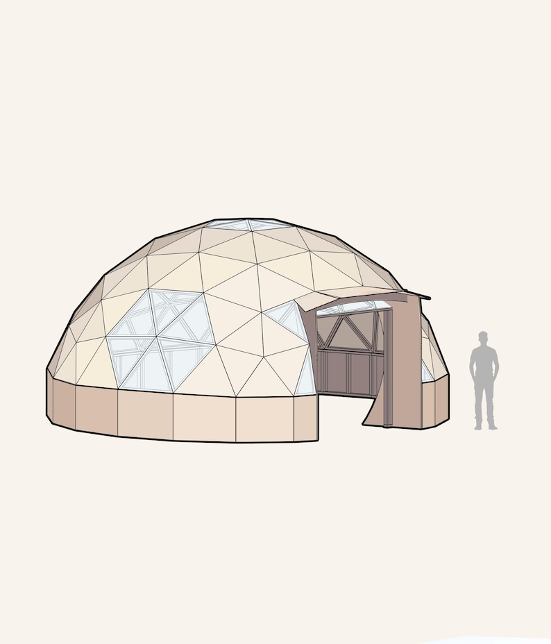 23ft / 7m Dome Geodesic Dome DIY Build Plans (imperial and Metric) - Etsy