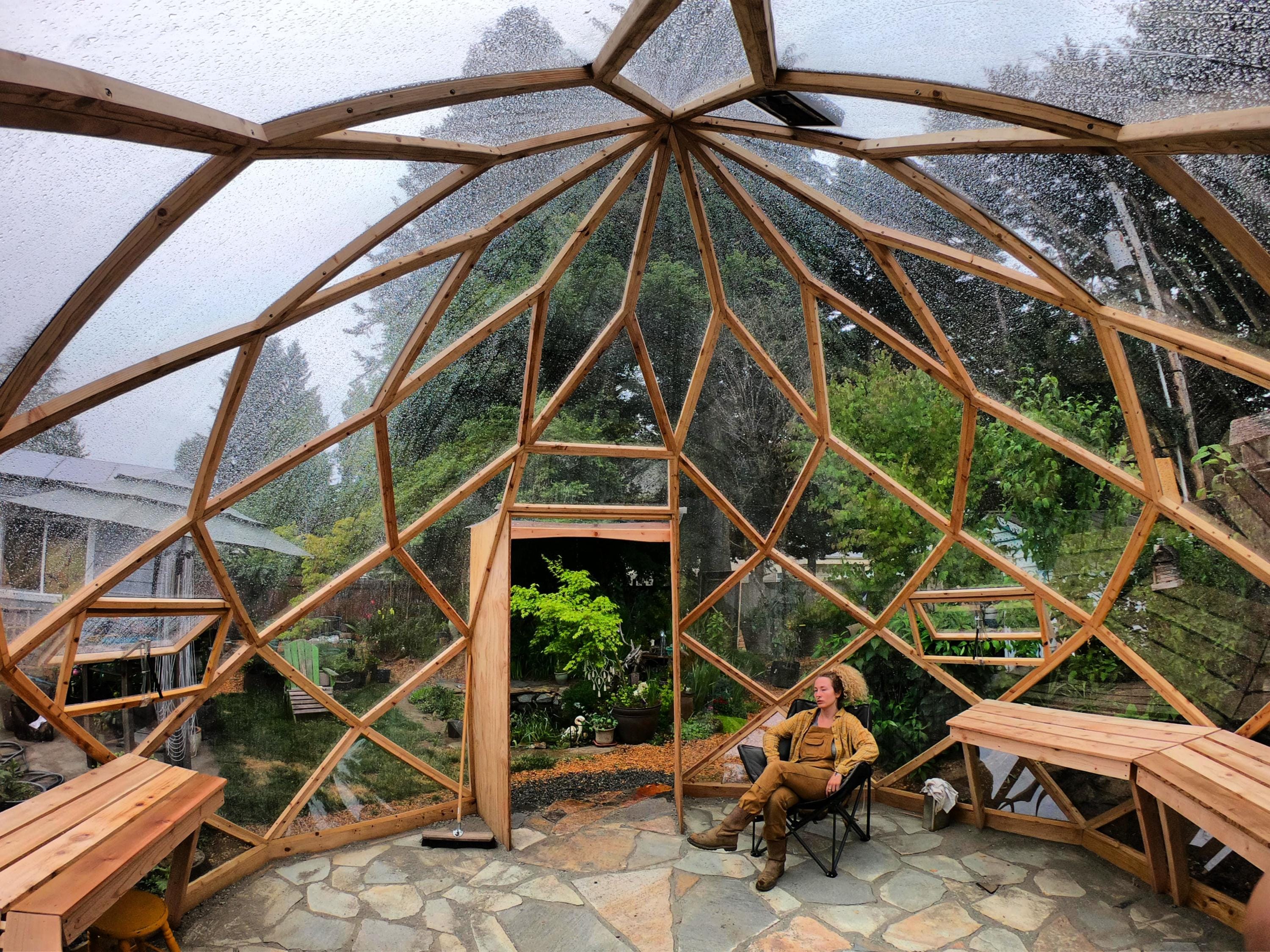 16ft / 5m Zome! Geodesic Dome DIY Build Plans NO HUBS (imperial and ...