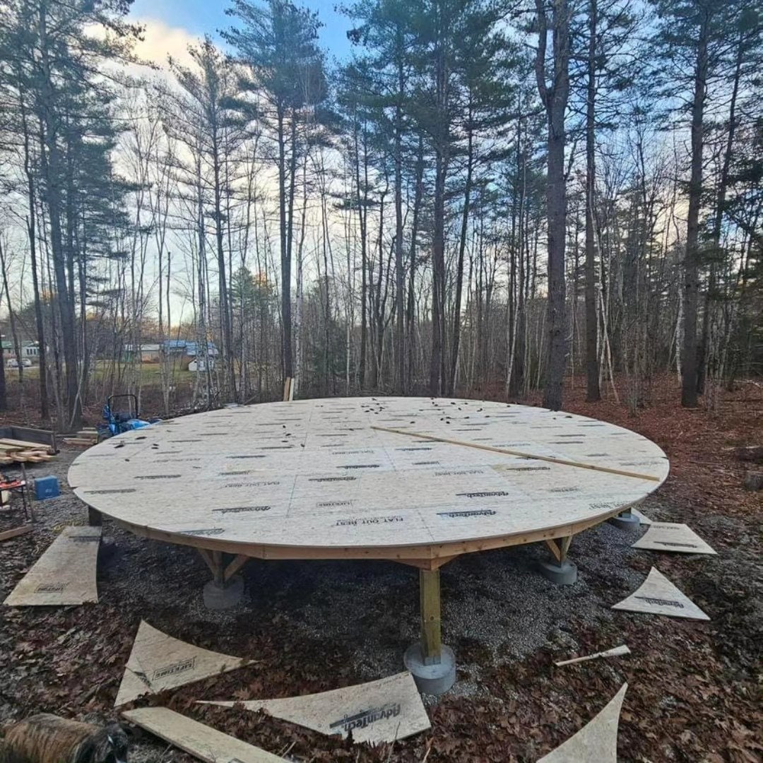 Circular Deck Foundation 4V Domes and Yurts (3 Sizes: 23', 30', 40 ...