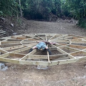 Circular Deck Foundation 4V Domes and Yurts (3 Sizes: 23', 30', 40 ...