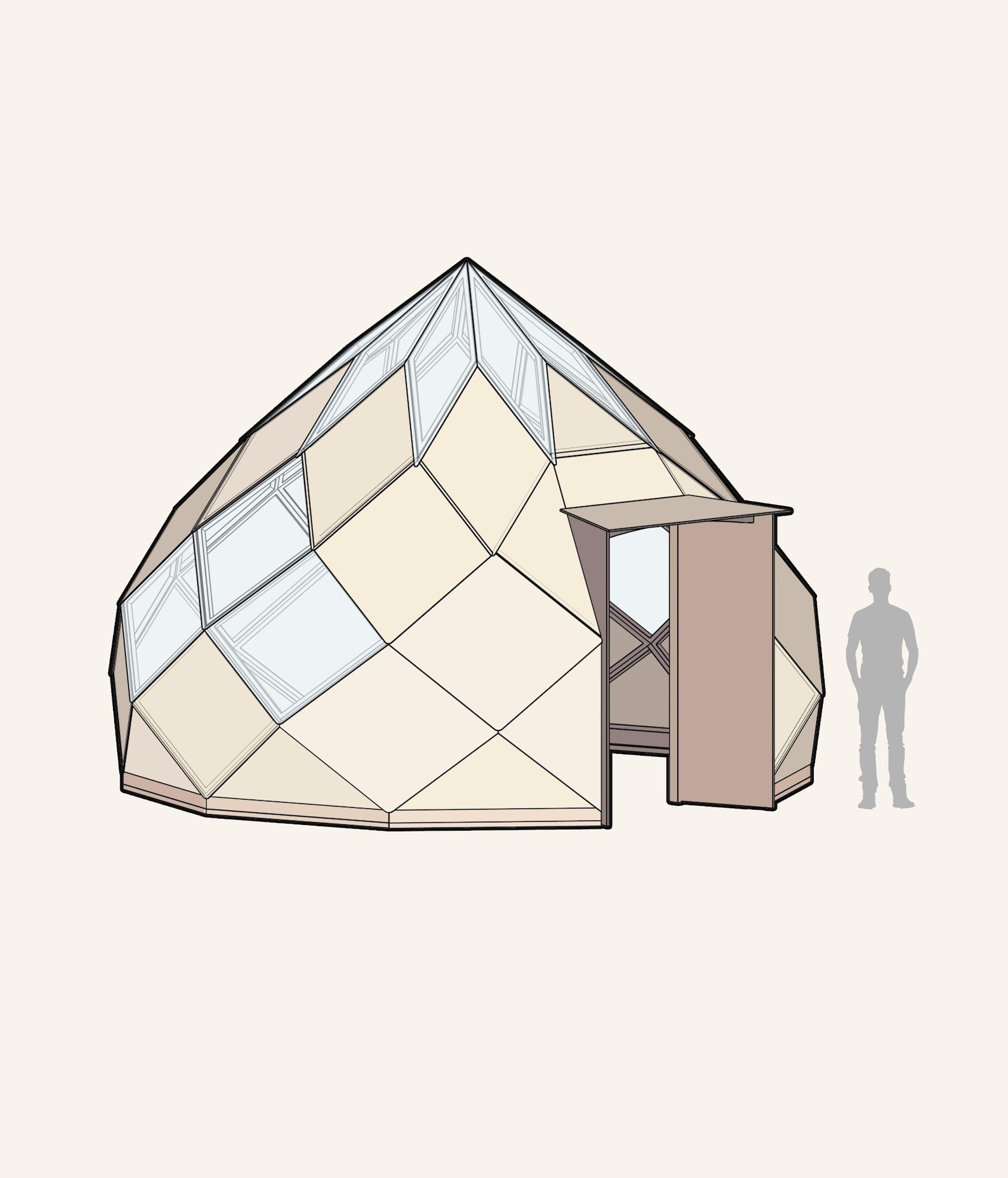 16ft / 5m Zome! Geodesic Dome DIY Build Plans NO HUBS (imperial and ...