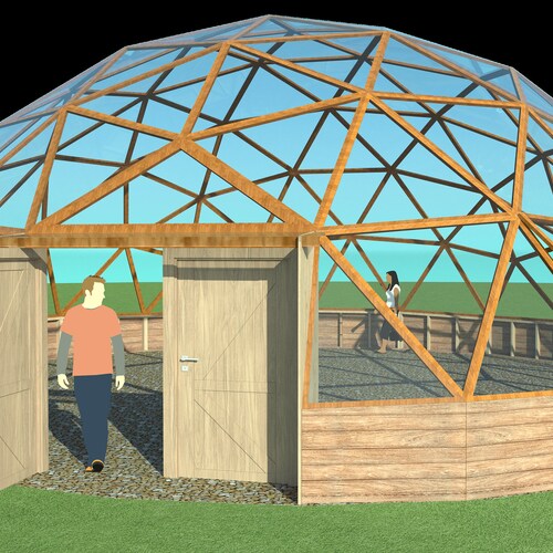 15ft / 4.5m Geodesic Dome DIY Build Plans NO HUBS imperial - Etsy
