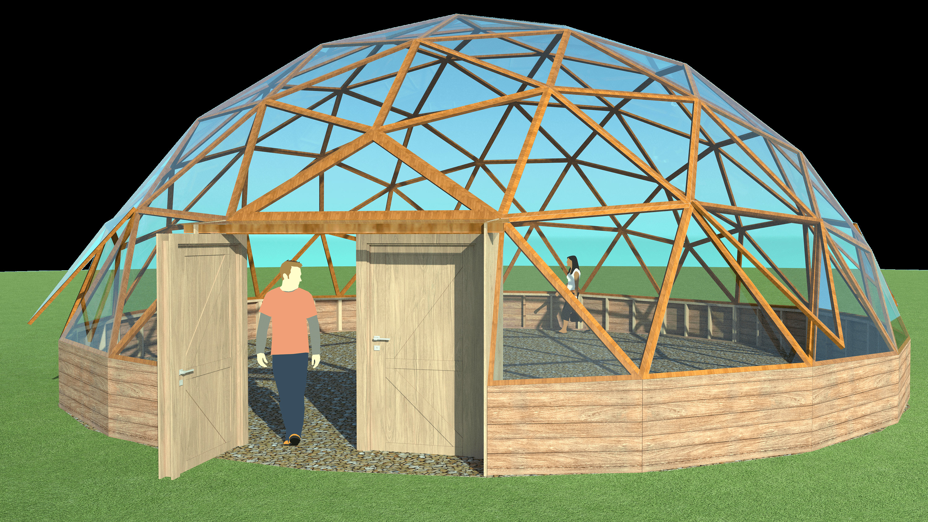 40ft / 12m Geodesic Dome DIY Build Plans NO HUBS imperial and - Etsy Canada