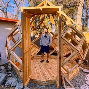 10’6 / 3.2m Zome Plans! Geodesic Dome DIY Build Plans (imperial and ...