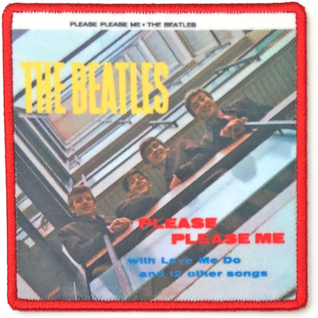 The Beatles Please Please Me Album Cover Iron on Patch Rock Band Badge ...