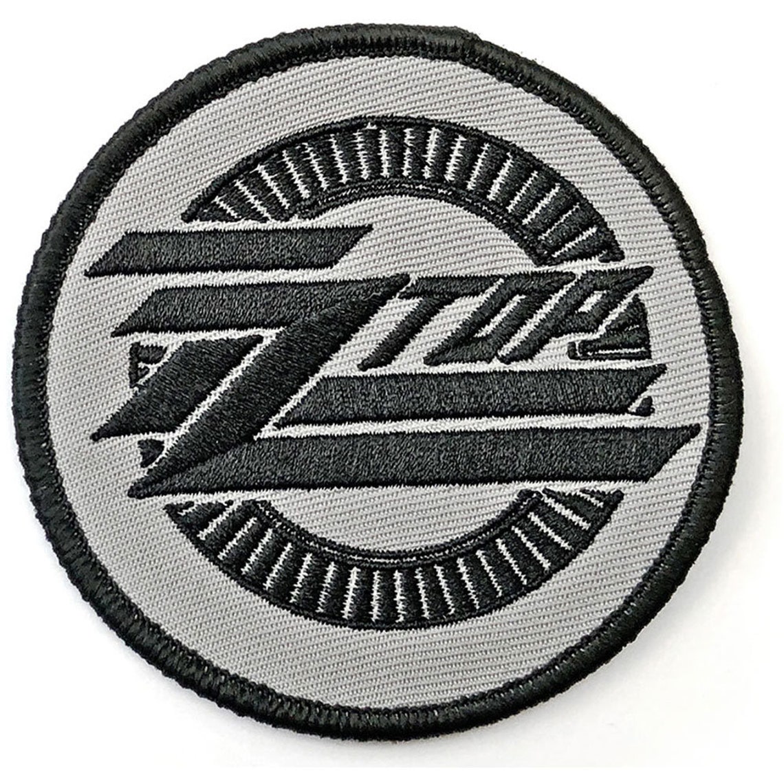 ZZ Top Circle Logo Embroidered Iron On Patch Round Classic | Etsy