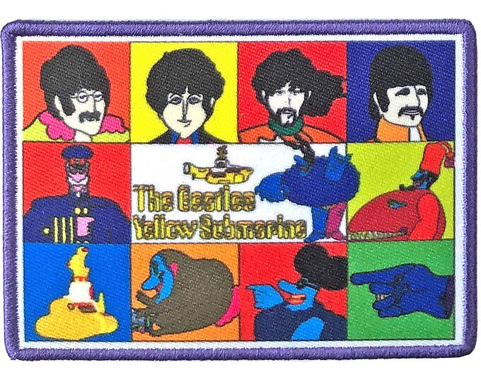The Beatles Yellow Submarine Characters Official Licensed Iron on Patch ...
