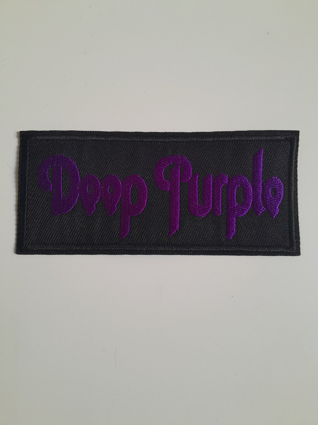 Deep Purple Logo Embroidered Iron on Patch Classic Rock Prog Heavy Metal Band Badge New - Etsy UK