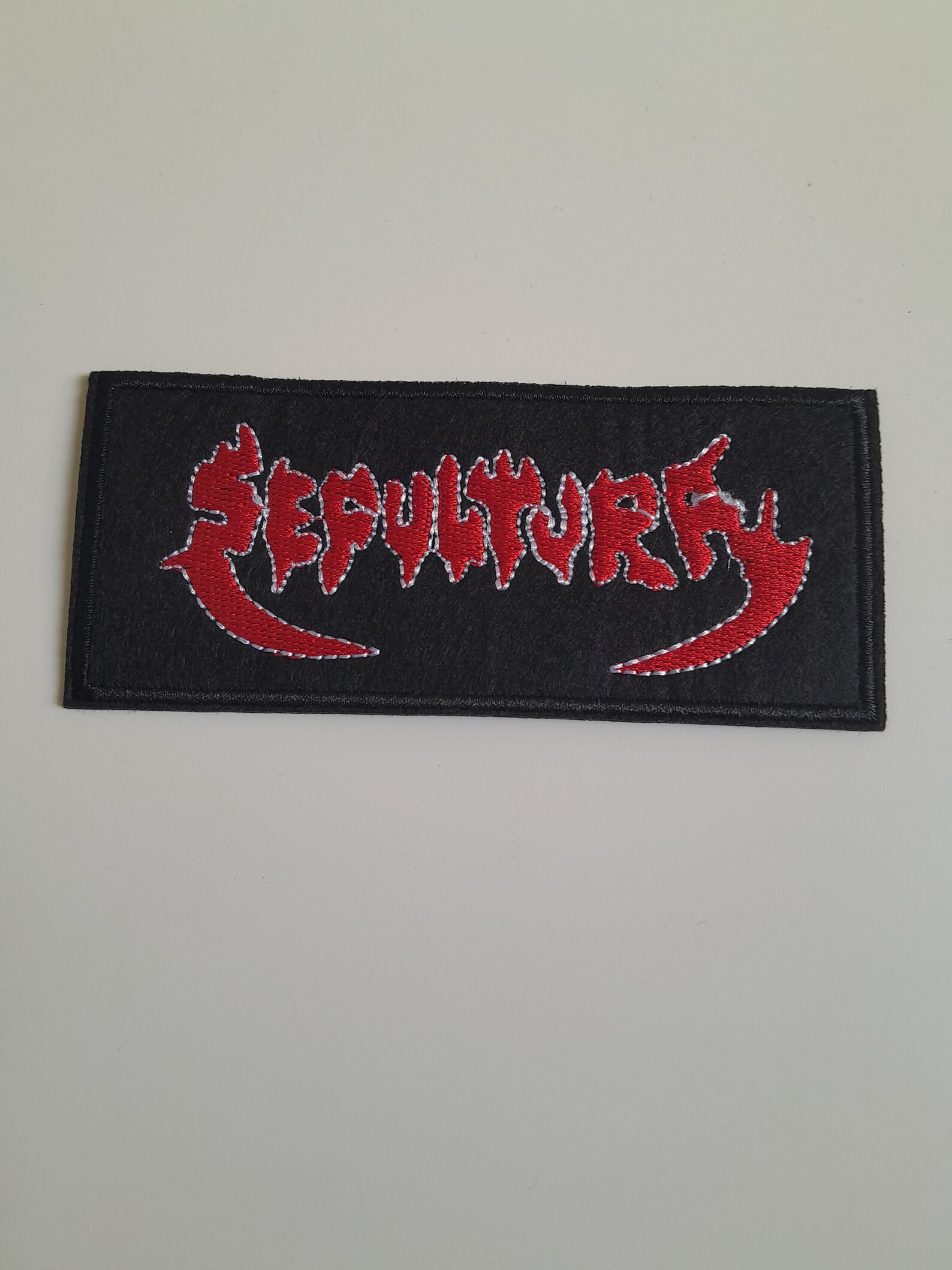 Sepultura Logo Embroidered Iron on Patch Thrash Heavy Metal Tribal Band ...