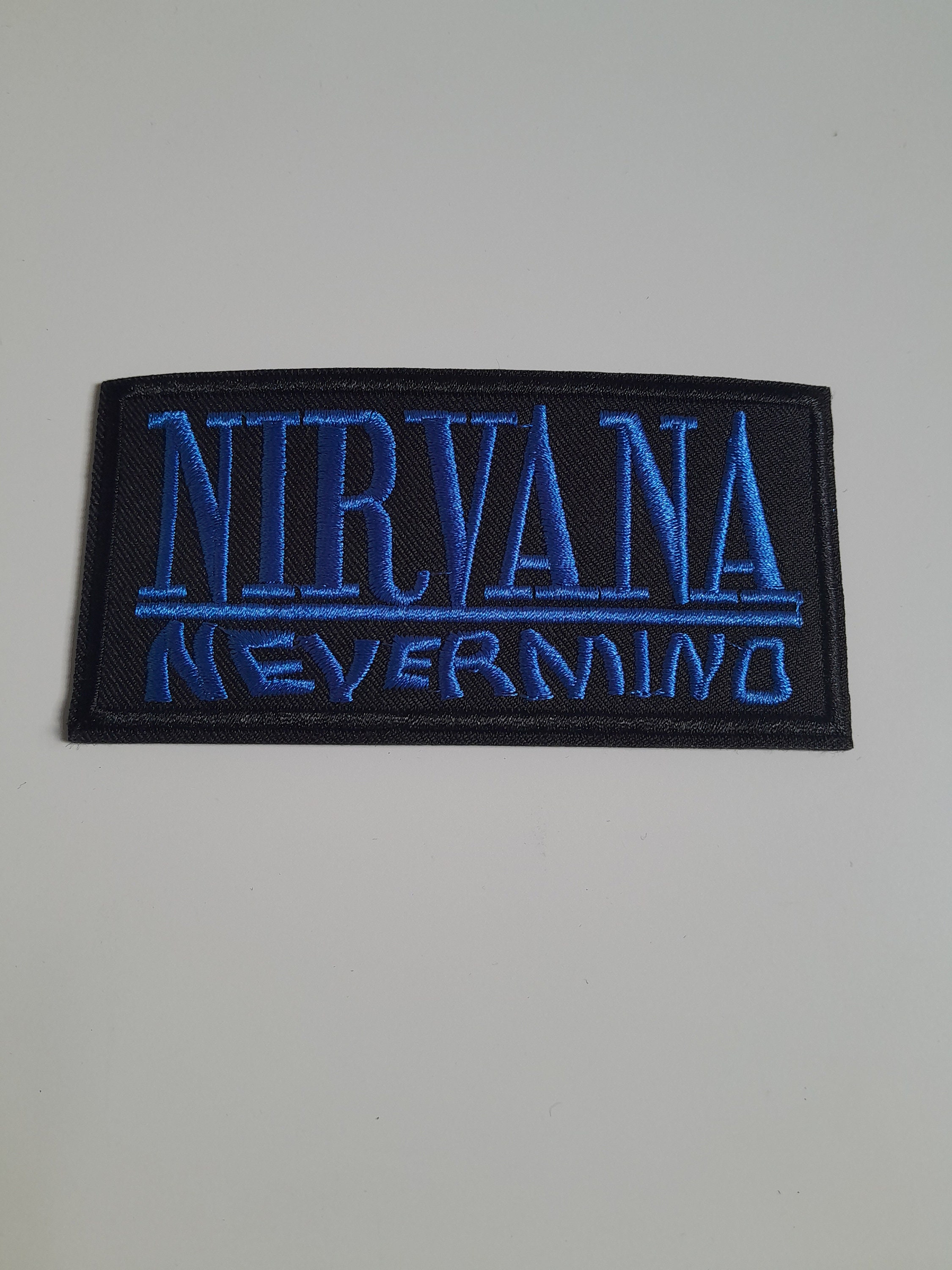 Nirvana Nevermind Logo Embroidered Iron on Patch Alternative Rock ...