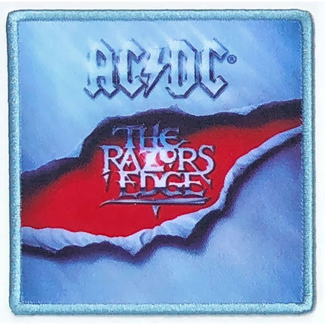 AC/DC the Razors Edge Album Cover Iron on Patch Classic Rock Band Badge ...
