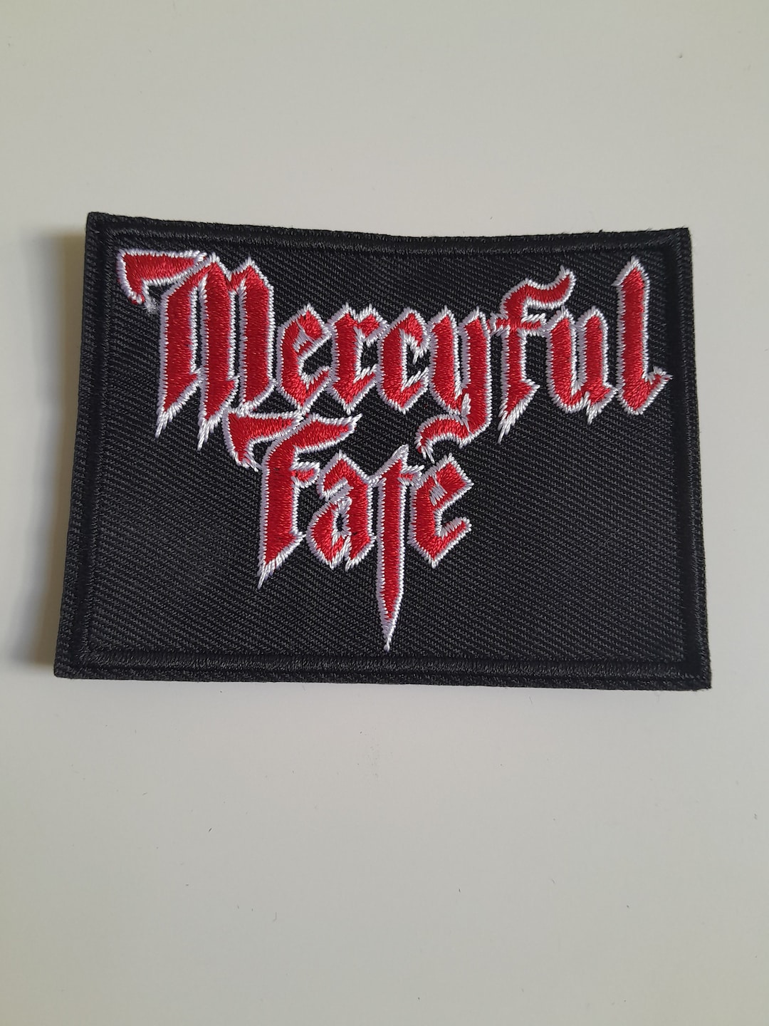 Mercyful Fate Logo Embroidered Iron on Patch Thrash Heavy Metal Band ...