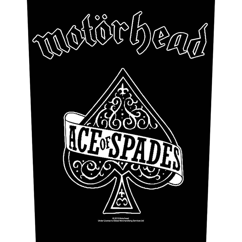 Motorhead Ace of Spades Large Back Patch Heavy Metal Band Badge New - Etsy