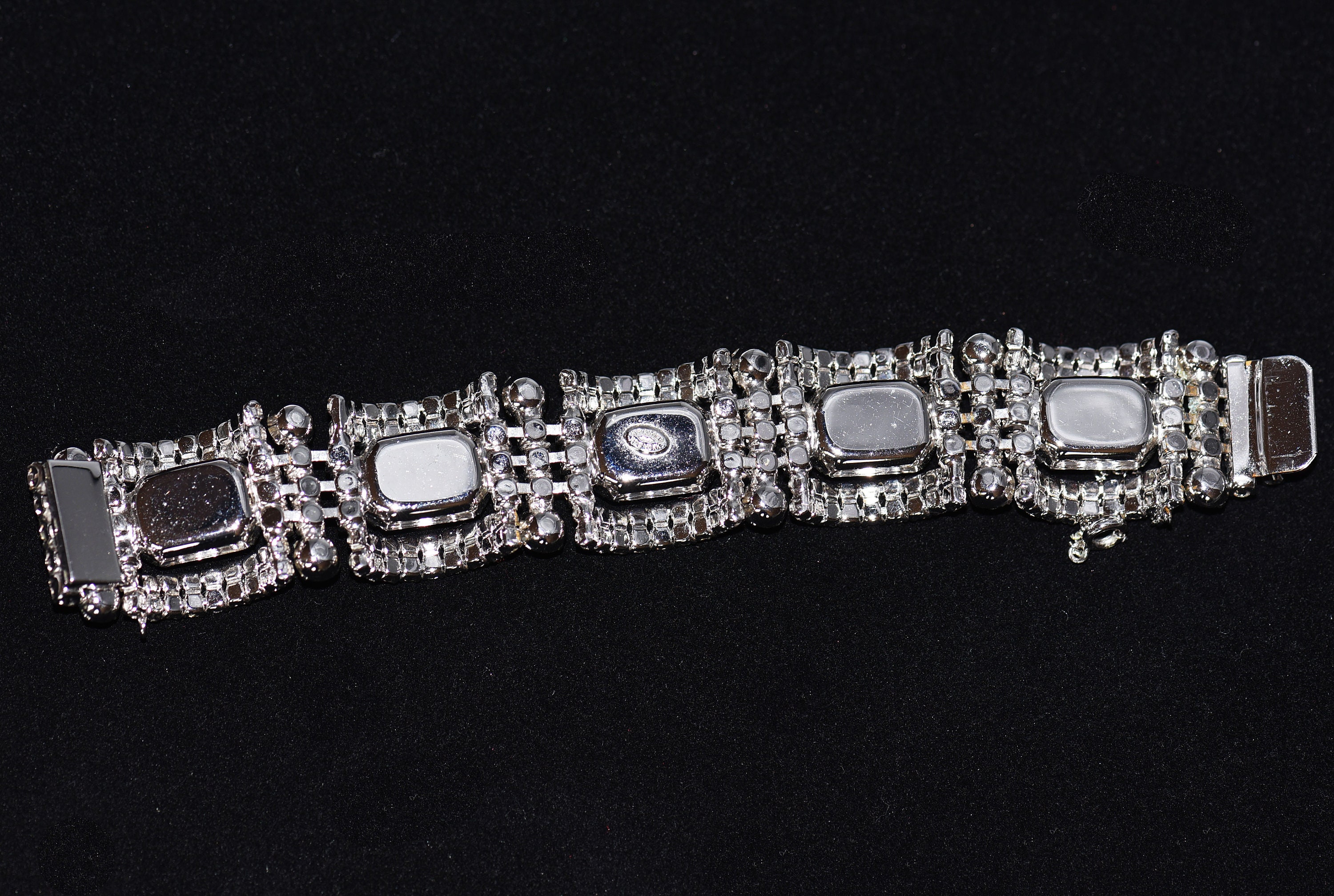 Remarkable KRAMER Ruby RED Baguettes & Clear Round Sparkling RHINESTONE ...