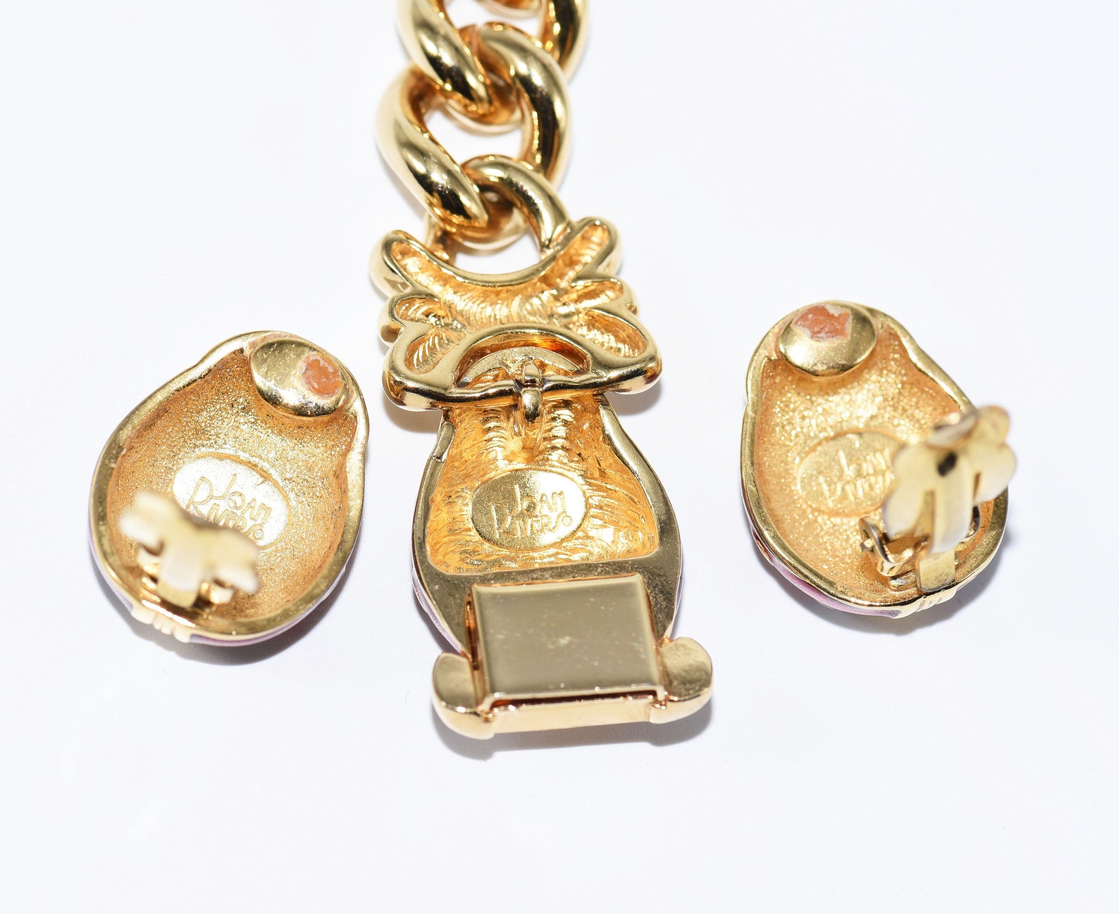 Gorgeous JOAN RIVERS Red Black Enamel Goldtone LADYBUG | Etsy